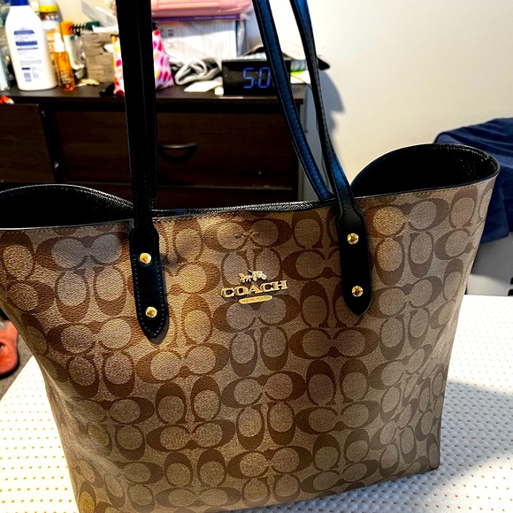 Coach | Bags | Coach Reversible Coach Tote | Poshmark